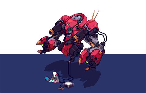 Machine Anime Girl Laser Death 