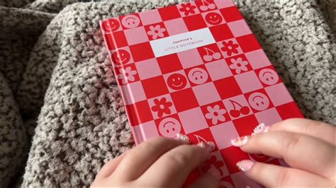 ASMR Tapping Scratching Tracing On Notebooks YouTube