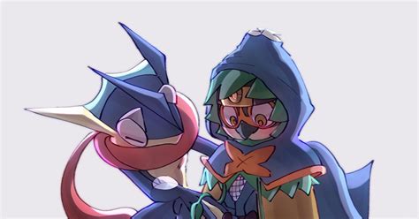Pokemonunite Greninja Decidueye 🦉☘️⭐ Pixiv