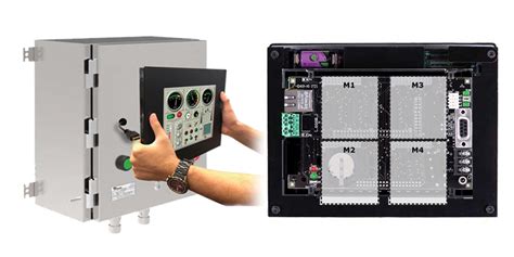Ez7touchplc Modular With Detachable Front Expandable To 1024 I O High Performace Modular Hmi