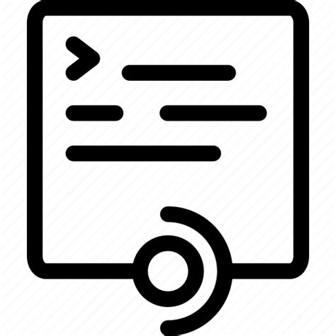 Console Terminal Code Programming Icon Download On Iconfinder