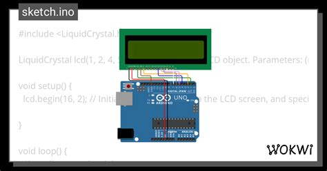 Viqar Lcd Scrolling Text Wokwi ESP STM Arduino Simulator