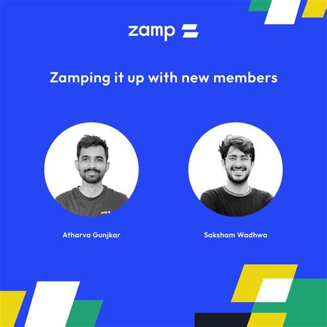 Zamp On Linkedin Welcoming Atharva Gunjkar And Saksham Wadhwa To The