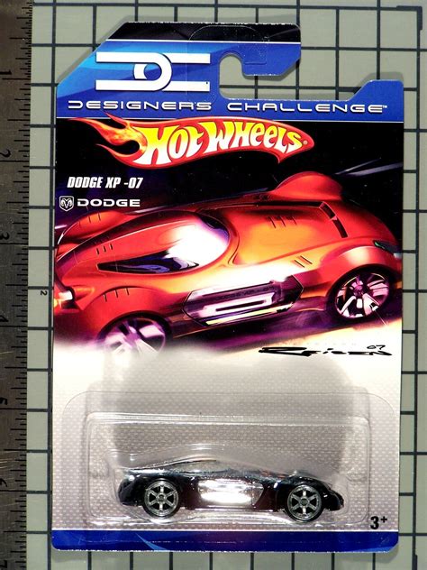 Hot Wheels 2007 Designers Challenge Dodge Xp 07 Black W Orange Flames
