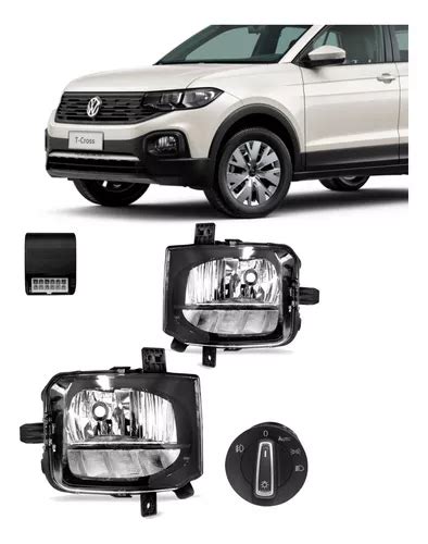 Kit Farolete Milha Drl T Cross 2019 A 2021 2022 Bt Original