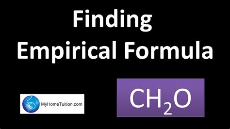 Finding Empirical Formula Chemical Formula And Equation Chemistry