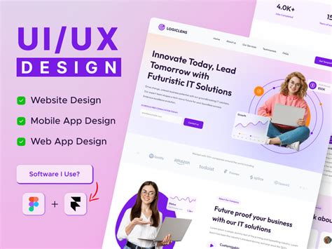 Figma Or Framer Website UI UX Design Landing Page UI Wireframe Design Upwork
