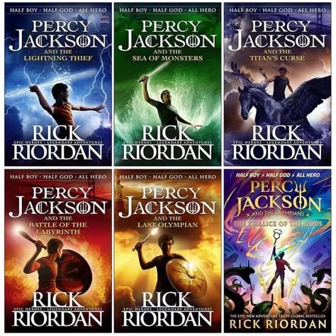 Rick Riordans Percy Jackson And The Olympians Books Explore The