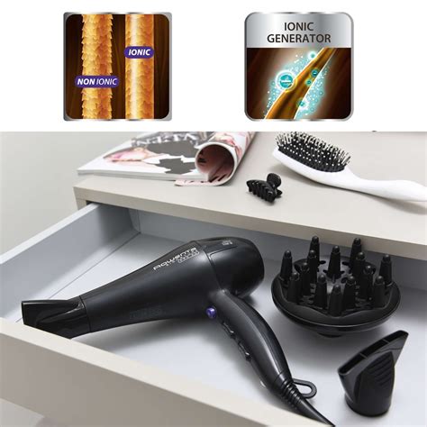 Secador de pelo Rowenta Signature Pro CV7840 2200W (3 ACCESORIOS) motor ...