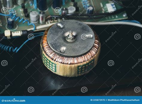 Toroidal Transformer Detail Coil Winding Copper Wire Magnetic