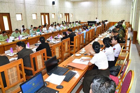 နေပြည်တော်ကောင်စီဥက္ကဋ္ဌ ဦးသန်းထွန်းဦး နေပြည်တော် မြေပြင်ကွင်းဆင်း စာရင