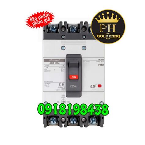 MCCB LS ABS103c 42kA 3P 15A 20A 30A 40A 50A 60A 75A 100A 125A Shopee