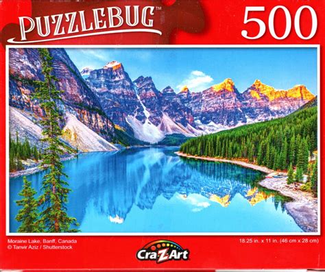 Moraine Lake Banff Canada Pieces Jigsaw Puzzle