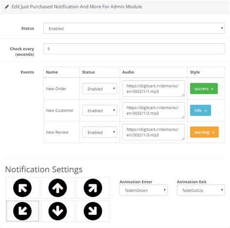 Opencart Just Purchased Notification And More For Admin