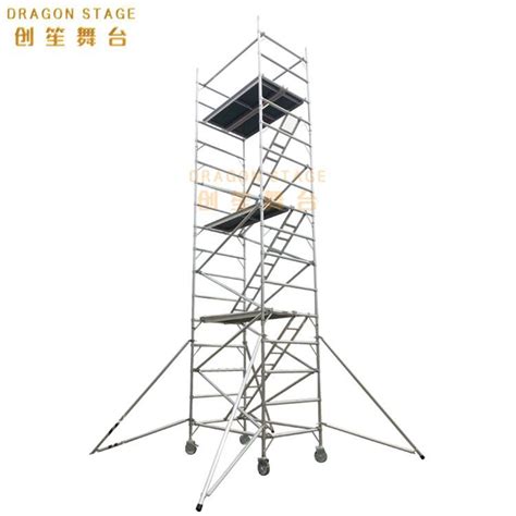 Dragonstage Aluminum Mobile Scaffold Tower With Outriggers Price