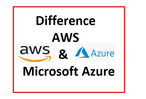 Difference Between Aws And Microsoft Azure