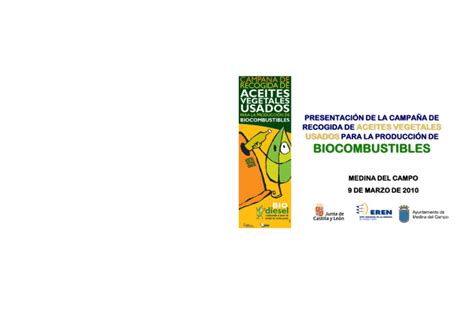 Biocombustibles Ayuntamiento De Medina Del Campo