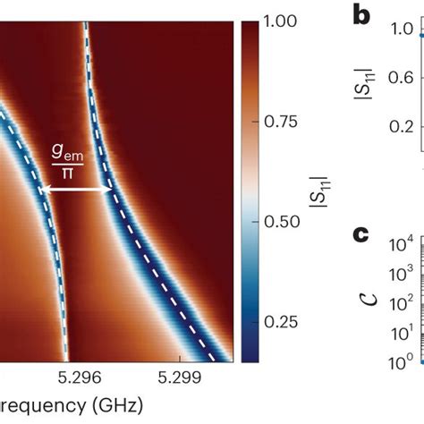 Demonstration Of The Strong Coupling Regime A Measured Reflection