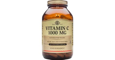 Solgar Vitamin C 1000mg 250 Pcs 6 Stores • See Price