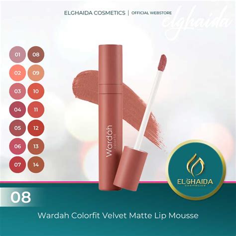 Wardah Colorfit Velvet Matte Lip Mousse 08 Brown Creator 4 Gr ELGHAIDA Cosmetics