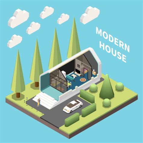 Modular Frame Building Isometric Royalty Free Vector Image Modular Frame Building Isometric Royalty Free Vector Image