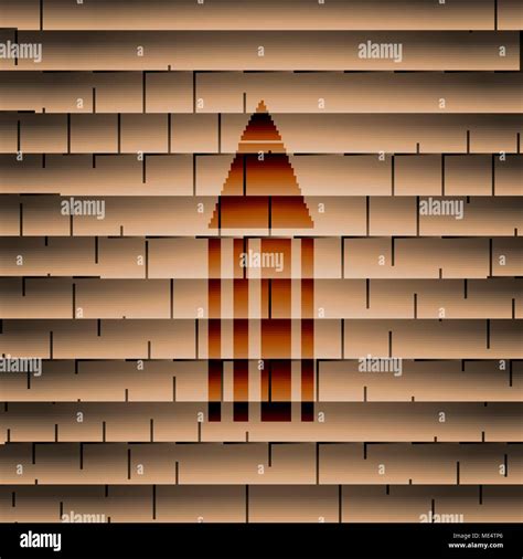 Pencil Icon Symbol On A Tiled Background Vector Illustration Stock