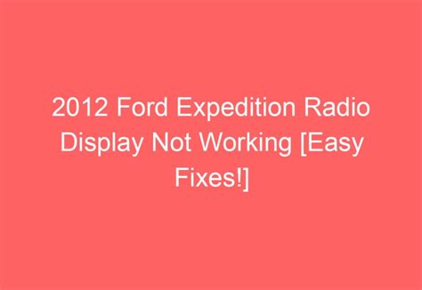 Ford Expedition Power Running Boards Not Working Here S The Fix