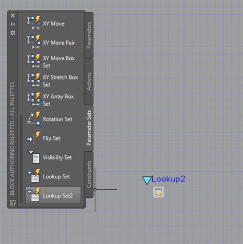 Multiple Actions On Lookup Parameter Autocad Drawing Management