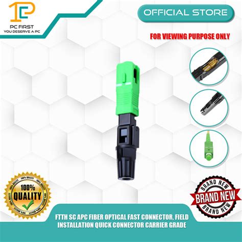 FTTH SC APC FIBER OPTICAL FAST CONNECTOR FIELD INSTALLATION QUICK CONNECTOR CARRIER GRADE