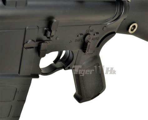 Cyma Mk12 Spr Mod 1 Custom Aeg Rifle Black Airsoft Tiger111hk