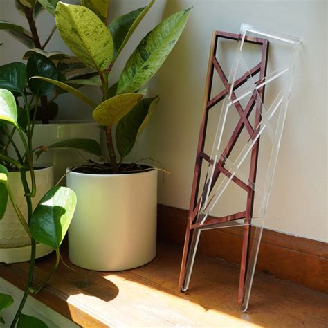 Angular Indoor Plant Trellis Etsy