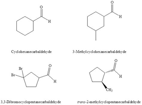 Naming The Aldehydes And Ketones