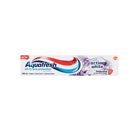 Aquafresh Active White With Menthol Toothpaste 100ml Springs Stores