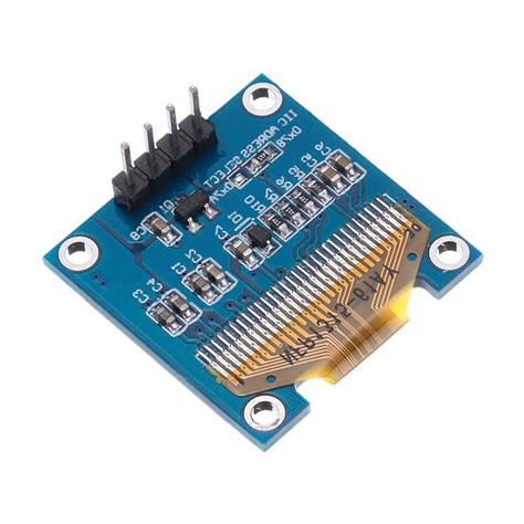 Uxcell 0 96inch Lcd Screen Module With Soldered 4 Pins 128x64