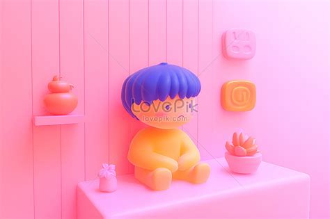 귀여운 꼬마 일러스트 무료 다운로드 Lovepik