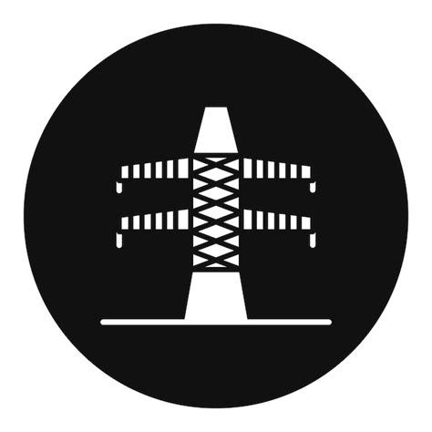 Premium Vector Electric Tower Vector Illustration