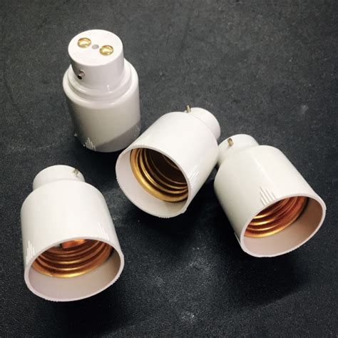 B22 To E27 Lamp Holder Adaptor Convertor Socket Lampu Soket Kaki Socket