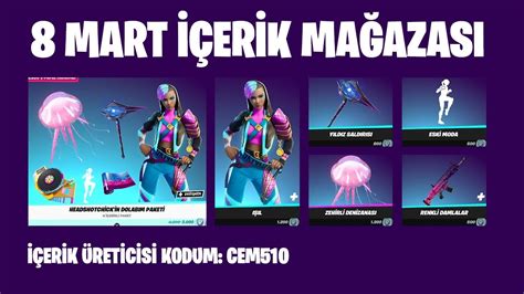 Fortnite 8 Mart 2023 İçerik Mağazası Youtube