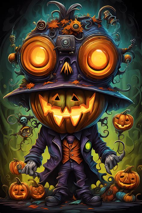Download Ai Generated Halloween Creature Royalty Free Stock
