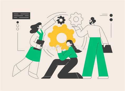 Dedicated Team Abstract Concept Vector Illustration Stock Vector Illustration Of Green