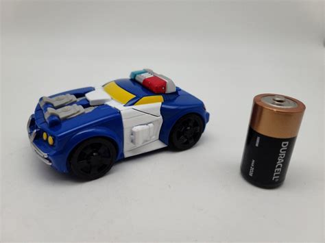 Transformers Chase Police Car Rescue Bots 4 Blue And White