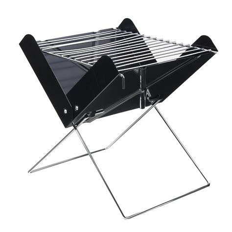 Outdoor Portable Folding Bbq Grill Barbecue Garden Camping Cooking