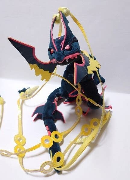 Yahooオークション ポケモンセンター ぬいぐるみ 黒いメガレックウザ