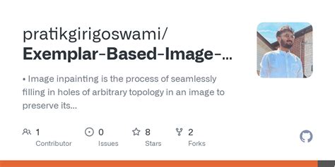 GitHub Pratikgirigoswami Exemplar Based Image Inpainting Image