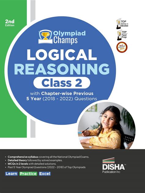 olympiad champs logical reasoning class 2 with chapter wise previous 5