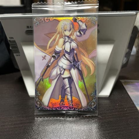 Fgo Fate Sr ウエハース ジャンヌ ダルク ルーラー メルカリ