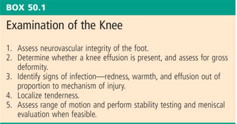 Chapter 50 Knee And Lower Leg Flashcards Quizlet