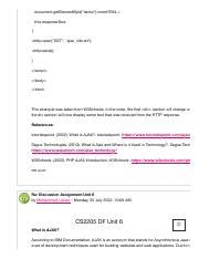 Cs Ay T Discussion Assignment Unit Dragged Pdf Document Getelementbyid