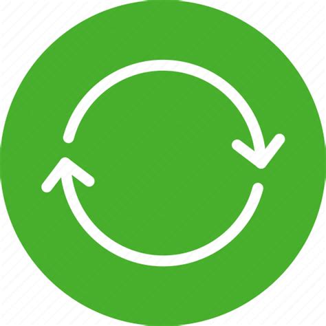 Arrows Circle Green Refresh Reload Sync Icon