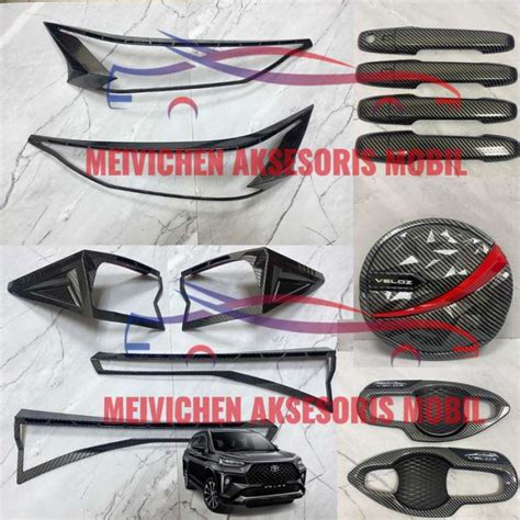 Jual Paket Lenkap Garnish Depan Belakang All New Veloz 2021 2022